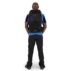 Osprey Manta 34L Men's Hiking Backpack with Hydraulics Reservoir, Black