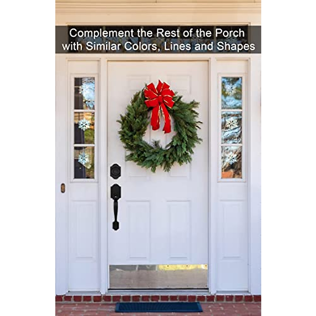 goldenwarm Black Front Door Handle, Entry Door Handle and Reversible Handle Lever, Single Cylinder Front Door Handle Only, Matte Black Front Door Entry Handleset, Entry Way Door Handle