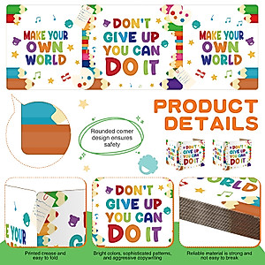 Chuangdi 30 Pcs Classroom Privacy Boards for Student Desks Bright Colored Desk Divider Privacy Folders Desk Dividers for Teacher Student Test Home School Study Reduces Distraction 16 x 12 x 13.5 Inch