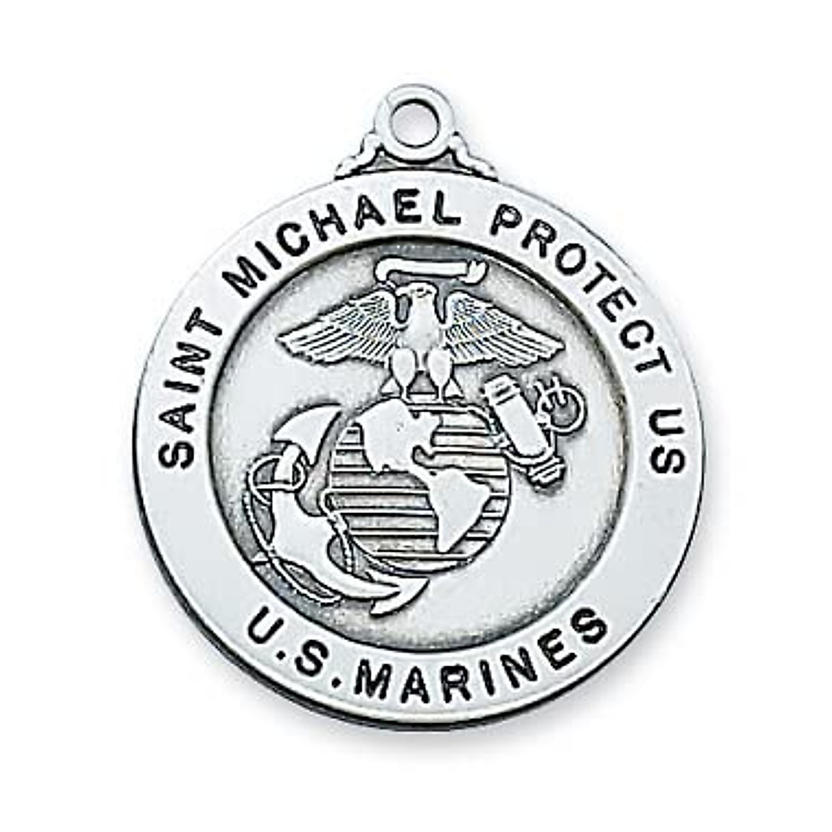 Marine Corps/St. Michael Sterling Round Medal