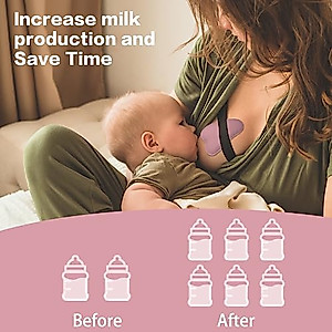 Voraiya® Lactation Massager with Heat for Breastfeeding 2 in 1, Lactation Massager with Warming and Vibration Adjustable for Clogged Ducts, Soft Breast Massager, Improve Milk Flow