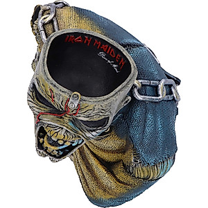 Nemesis Now Iron Maiden Piece of Mind Bust Box (Small) 12cm, Resin, Officially Licensed Iron Maiden Merchandise, Piece of Mind Eddie Bust Box, Bust and Storage Box, Cast in Resin, Hand-Painted