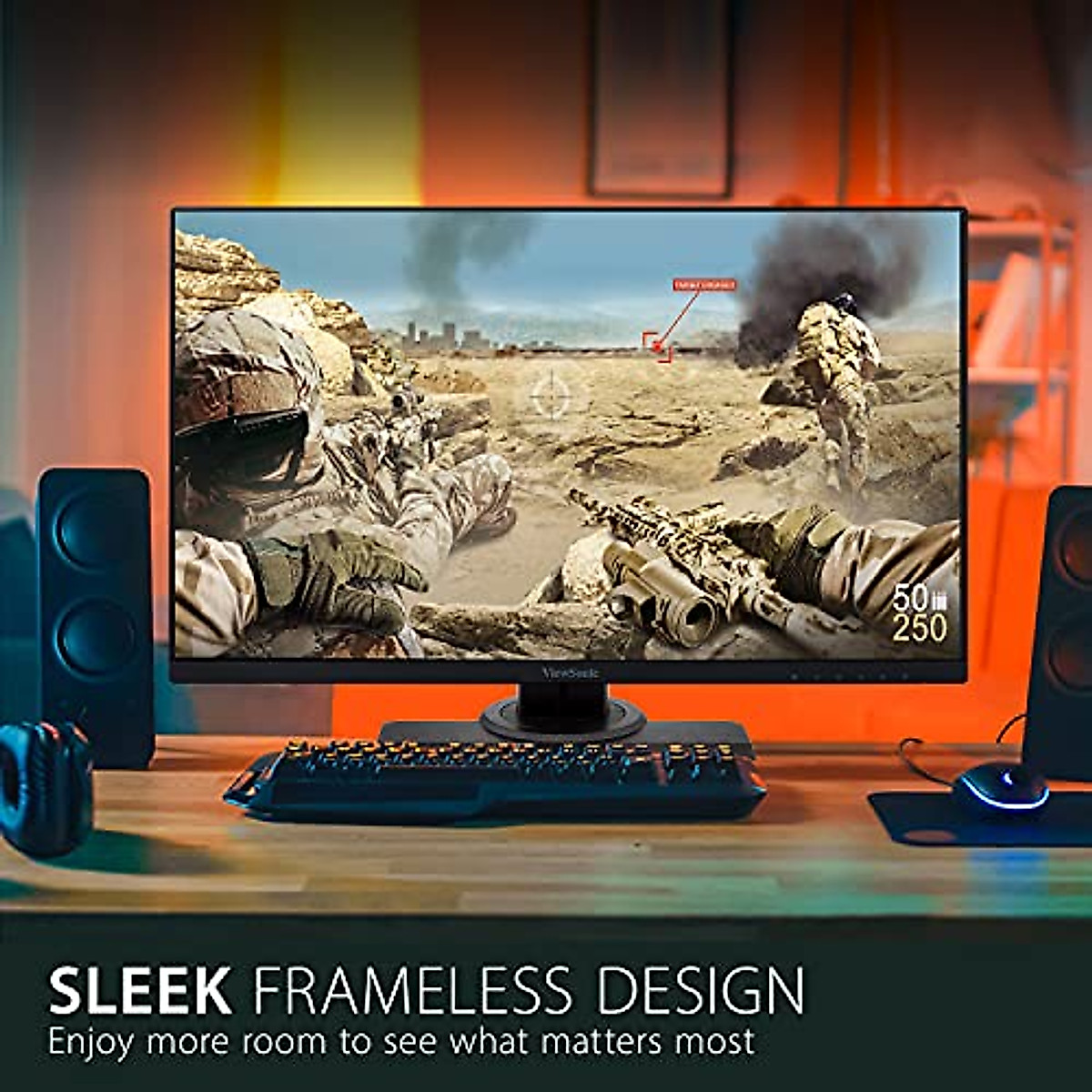 ViewSonic XG2431 24 Inch 1080p 0.5ms 240Hz Gaming Monitor with FreeSync Premium, Advanced Ergonomics, Eye Care, HDR400