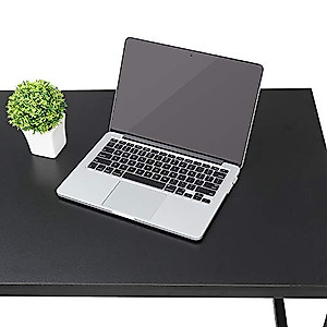 HANGKAI 47Inches Modern Simple Writing Computer Desk PC Laptop Sturdy Table Workstation for Office Work