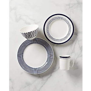 Kate Spade New York Charlotte Street East 4 Piece Place Setting,Blue