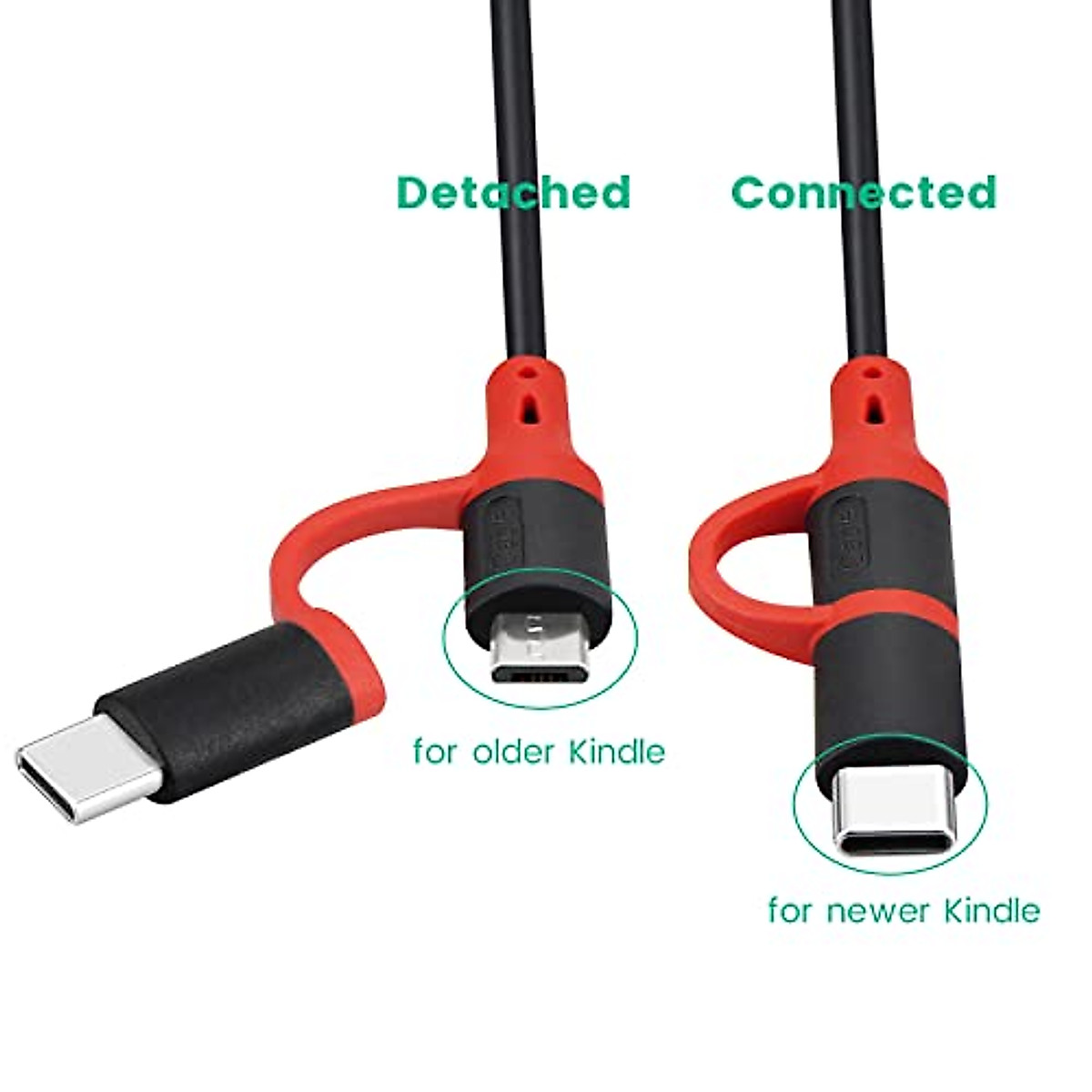 Cord for Charging Amazon Kindle Paperwhite E-Reader, Fire Tablet - Charger USB Cable