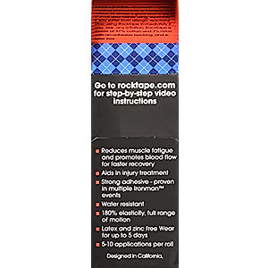 RockTape, Blue Argyle, 2" x 105' (5cm x 32m)