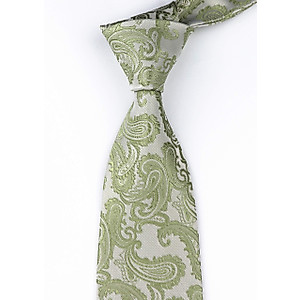 Men Tender Green Texture Ties Stylish HANDMADE Luxury Formal Suit Selt Neckties