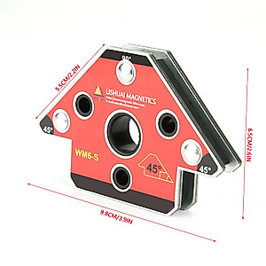 2pcs Arrow Soldering Welding Magnetic Holder Welder Accessories 45/90/ 135 Degree