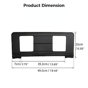 Anjetan Electronic Keyboard Music Stand: Stable Plastic Professional Wide Thickened Music Book Holder Music Sheet Stand