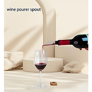 R Conlifeus Electric Wine Opener Rechargeable, One-touch Automatic Wine Bottle Corkscrew Opener (Stainless Steel) Set，Ideal Wine Accessories and Wine Gift Sets