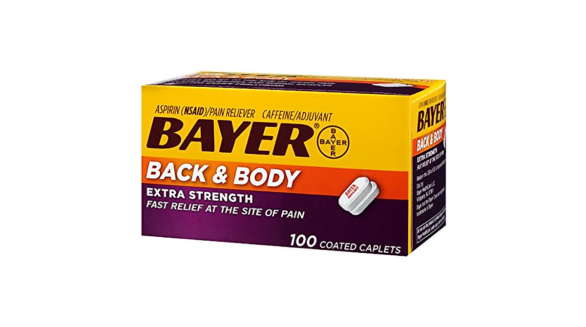 Bayer Back & Body Extra Strength Aspirin 500mg Pain Relief Tablets