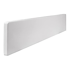 Design House 550905 Universal Cultured Marble Side Splash 21.5 inch, Solid White