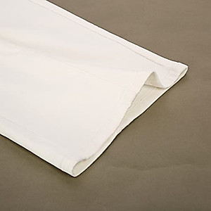 Belle Poque Women Denim Pants White Wide Leg Stretch High Waisted Dressy Pants Trousers with Pockets White Size 12 Size 14