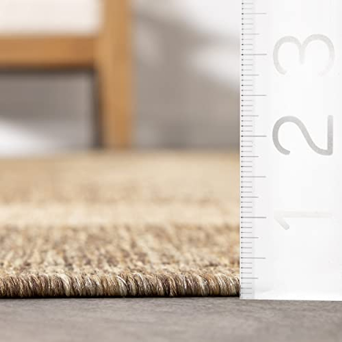 nuLOOM Tami Transitional Square Indoor/Outdoor Area Rug, 2' x 3', Beige