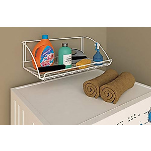 ClosetMaid 8278 18-Inch Wide Laundry Utility Hanger Shelf , White