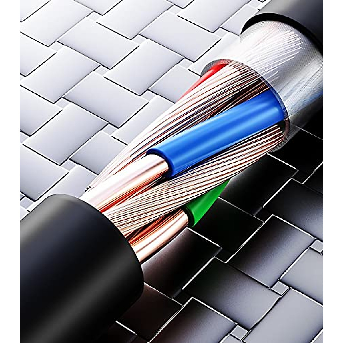 Skmisk 3.5mm Earphone Wired Headphone Noise Cancelling in-Ear Earbuds with Microphone - Red