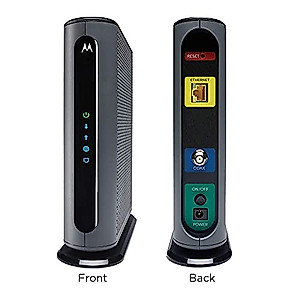 Motorola MB8611 DOCSIS 3.1 Multi-Gig Cable Modem | Pairs with Any WiFi Router | Approved for Comcast Xfinity, Cox Gigablast, Spectrum | 2.5 Gbps Port | 2500 Mbps Max Internet Speeds