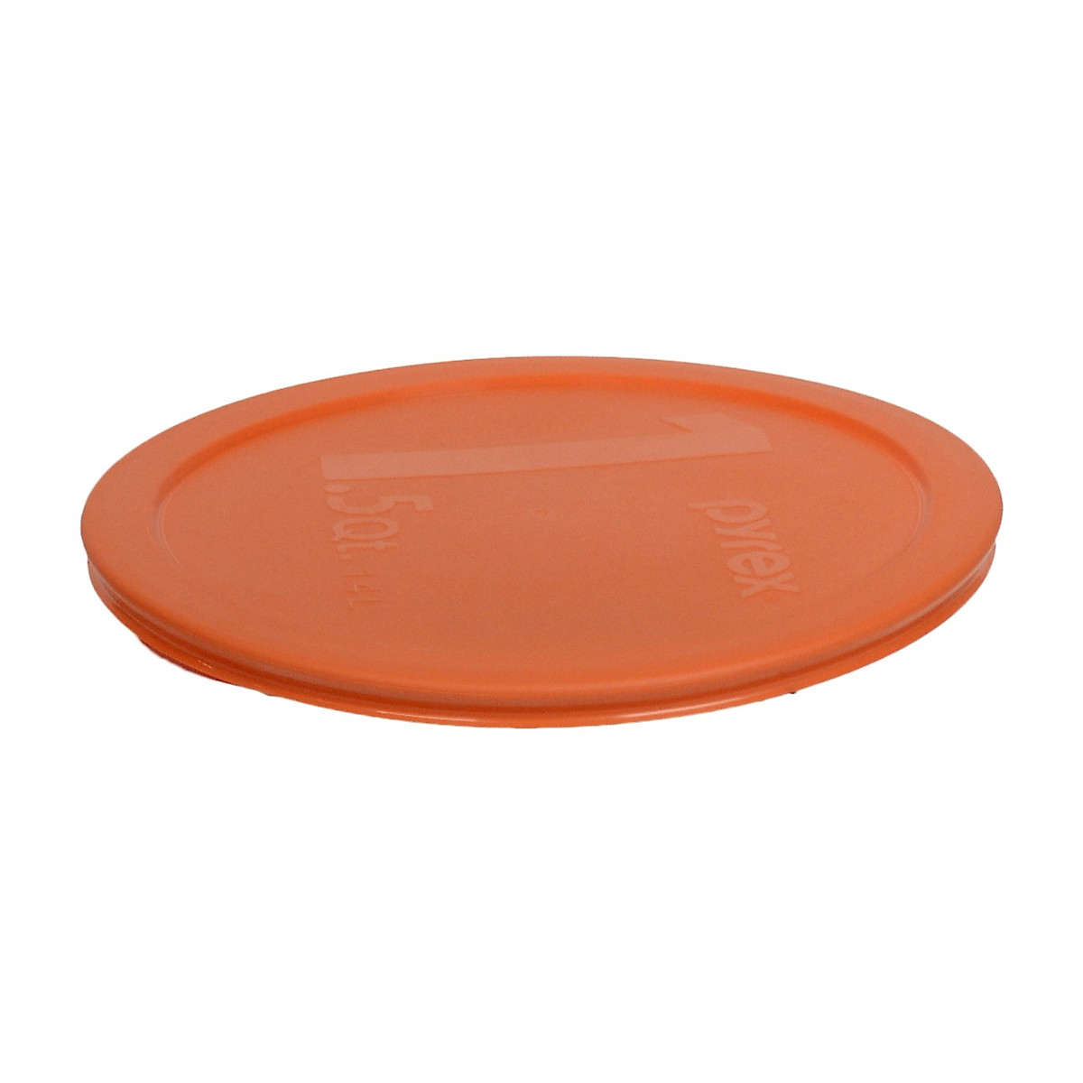 Pyrex 323-PC 1.5qt Orange Plastic Food Storage Lid, Made in USA - 2 Pack