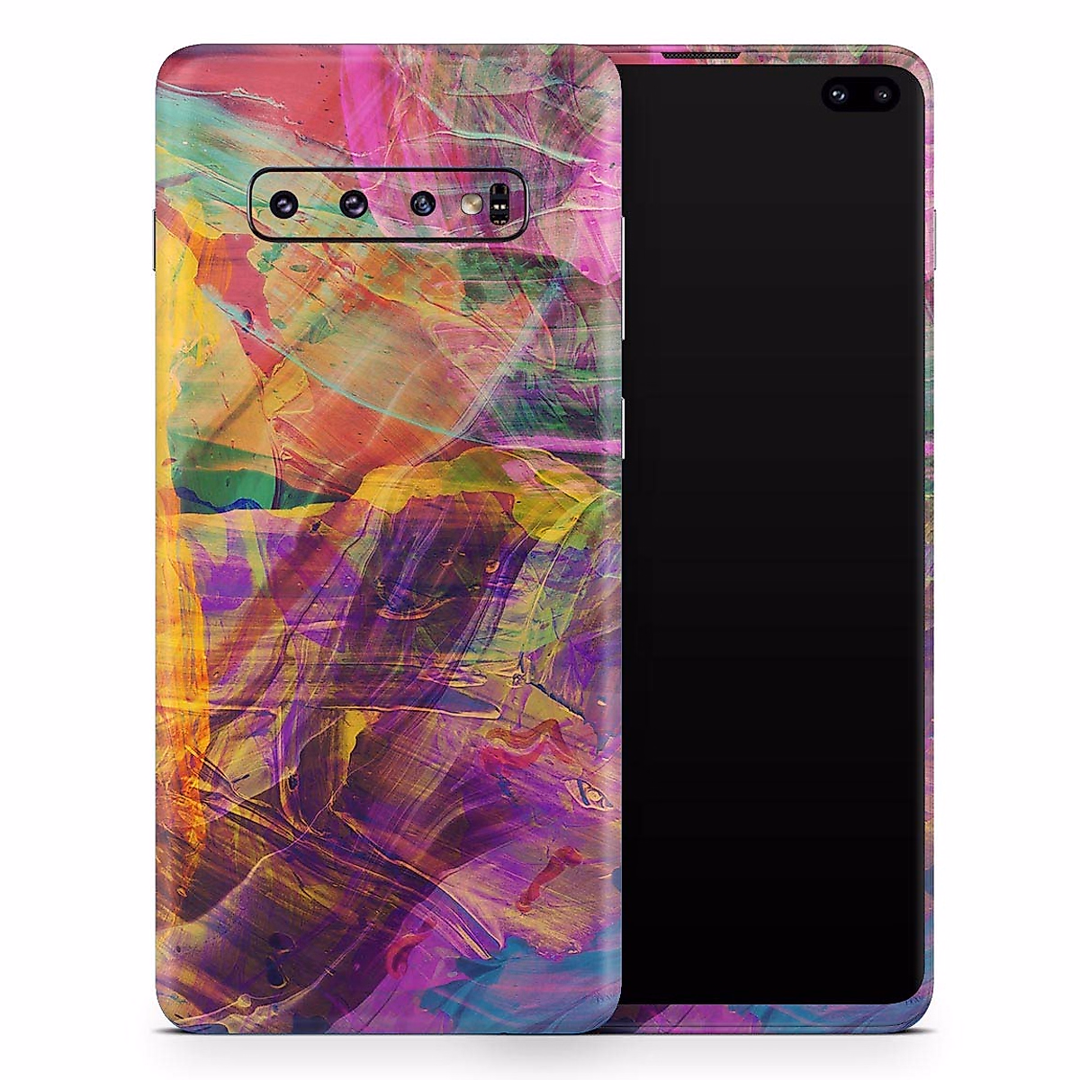 DesignSkinz Liquid Abstract Paint Remix V71 | Protective Vinyl Decal Wrap Skin Cover Compatible with The Samsung Galaxy Note 10 LITE (Full-Body, Screen Trim & Back Glass Skin)