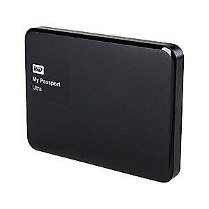 WD 1TB Black My Passport Ultra Portable External Hard Drive - USB 3.0 - WDBGPU0010BBK-NESN