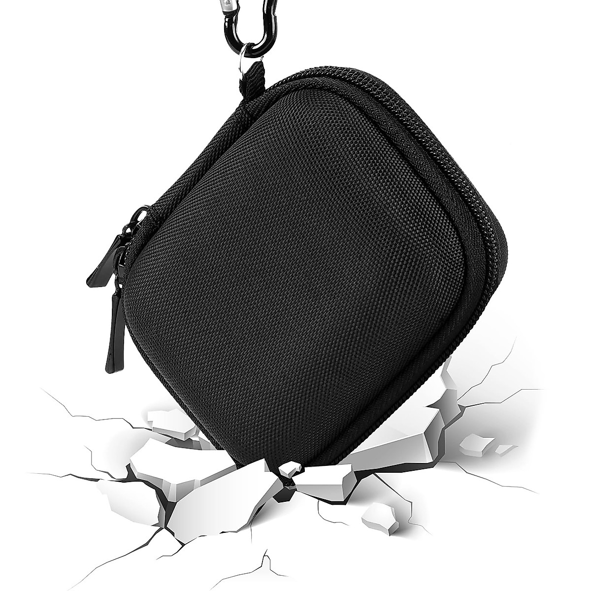 Linkidea Earbuds Case Compatible with Google Pixel Buds Pro 2, Pixel Buds A-Series, Pixel Buds Pro Bluetooth Ear Buds, Replacement Hard Shell Travel Carrying Bag with Cable Storage (Black)