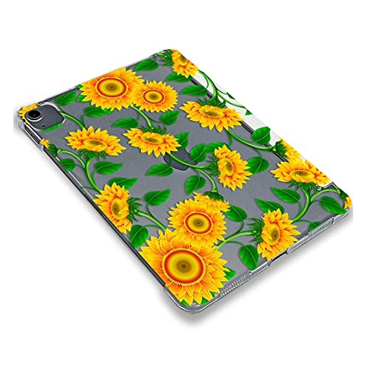 Cute Sunflower Yellow Flowers case Compatible with iPad Mini Air Pro 7.9 8.3 9.7 10.2 10.9 11 12.9 inch Pattern Cover New 2022 2021 Trifold Stand 3 4 5 6 7 8 9 Generation 535 (9.7" 5/6 gen)