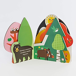Bookscape Board Books: A Forest&#039;s Seasons: (Colorful Children?s Shaped Board Book, Forest Landscape Toddler Book)