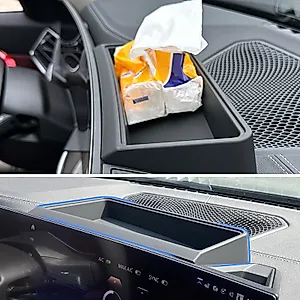 Jaronx Compatible with BMW 3 4 Series Center Console Organizer, 12.3 inch Touch Screen Dash Console Organizer for 3' G20 2023-2024/4' G22 2024,for BMW Dashboard Tray