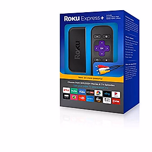 Roku Express+ HD 1080p Ditital Streaming Media Player, 3910RW