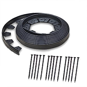 CZDYUF Lawn Landscape Edging Kit Fence Belt Border Garden Stone Path Isolation Barrier Landscaping
