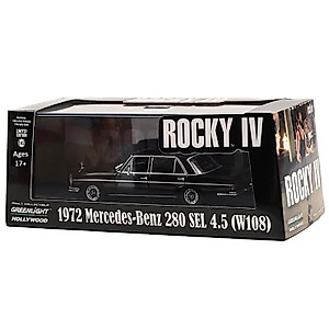 Greenlight 86639 Rocky IV Rocky’s 1972 Mer cedes-Benz 280 SEL 4.5 (W108) 1/43 Scale Diecast
