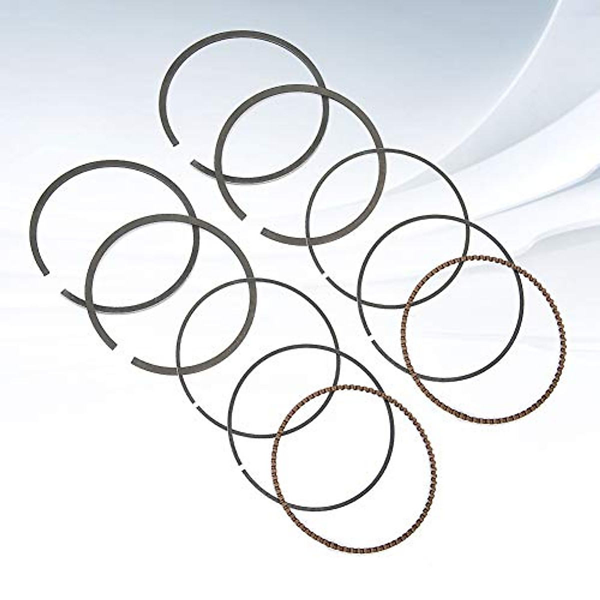 Garden Supplies 2 Set Gasoline Engine Generator Piston Replacement Parts Gasoline Generator Accessories(RvSky)