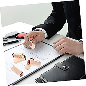 Toyvian 1 Set Diary Wooden Stamp Scrapbook Stamp Hand Account Stamp Decorative Wooden Rubber Stamp Letter Stamp Set Alphabet Stamps for Nativity Set for DIY Craft Stamp