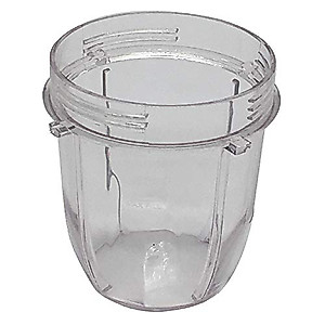 2 Replacement 350ML(12oz) Cup Mug Cups With Spout Lids, Compatible with Ninja Foodi Blender & Processor CO351B, SS100, SS101, SS101C, SS101TGT, SS300, SS300C, SS351, SS351C, SS351TGT，SS400, SS401