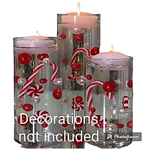 Clear Gel Beads, Vase Filler Beads, Non Toxic Gel Beads for Soilless Planting, Christmas and Wedding Centerpiece,Table Decoration,Floral Arrangement, Vase Filler (Clear) Just add Water