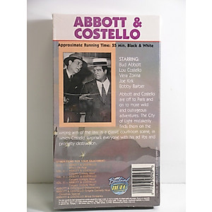 Abbott & Costello-A Set of Three New VHS Video Tapes