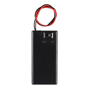 DIANN 4pcs 9V Battery Holder with ON/Off Switch 9V Battery Case with Switch 9V Battery Case Holder with Cover Storage Case Holder