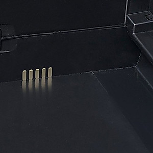 Festnight Garden Shed Three Door Outdoor Storage Cabinet with 2 Ventilated Adjustable Shelves Patio Waterproof Tool Shed Lawn Care Equipment Pool Supplies Storage Organizer