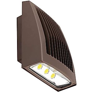 Hubbell Outdoor Lighting SG2-50-PCU SG Sling Series Slender wallpack/floodlight, 51W, 120-277V, 5000K, Bronze