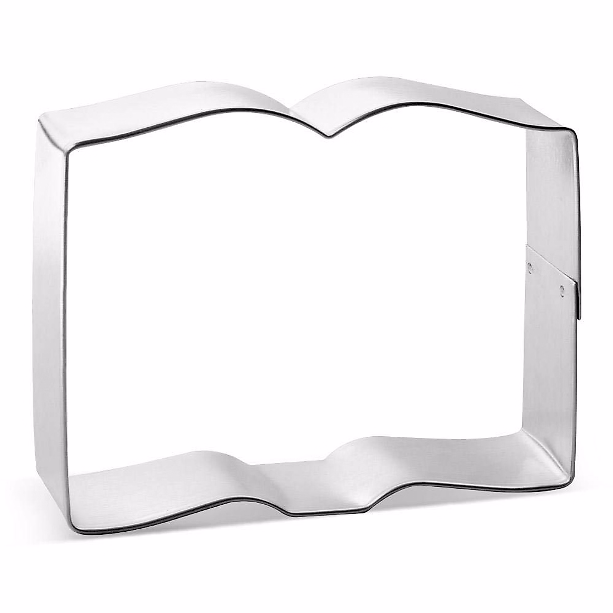 Open Book Cookie Cutter 3.75 Inch - Made in the USA – Foose Cookie Cutters Tin Plated Steel Open Book Cookie Mold