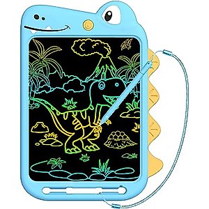 Licootty 10 Inch Colorful LCD Writing Tablet Doodle Board for Kids Girls Boys Baby Toddler Toys Educational Drawing Tablet Doodle Board Dinosaur Toys for Boys 3 4 5 6 7 8 Years Old Gifts (Dinosaur)
