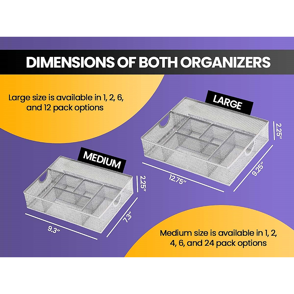 YBM HOME Cosmetic Storage Makeup Organizer Holds Your Cosmetics, Makeup Brushes, Pencils and Accessories, Designed for Vanity Bathroom or Counter Dresser, Stainless Steel Mesh Design 2262