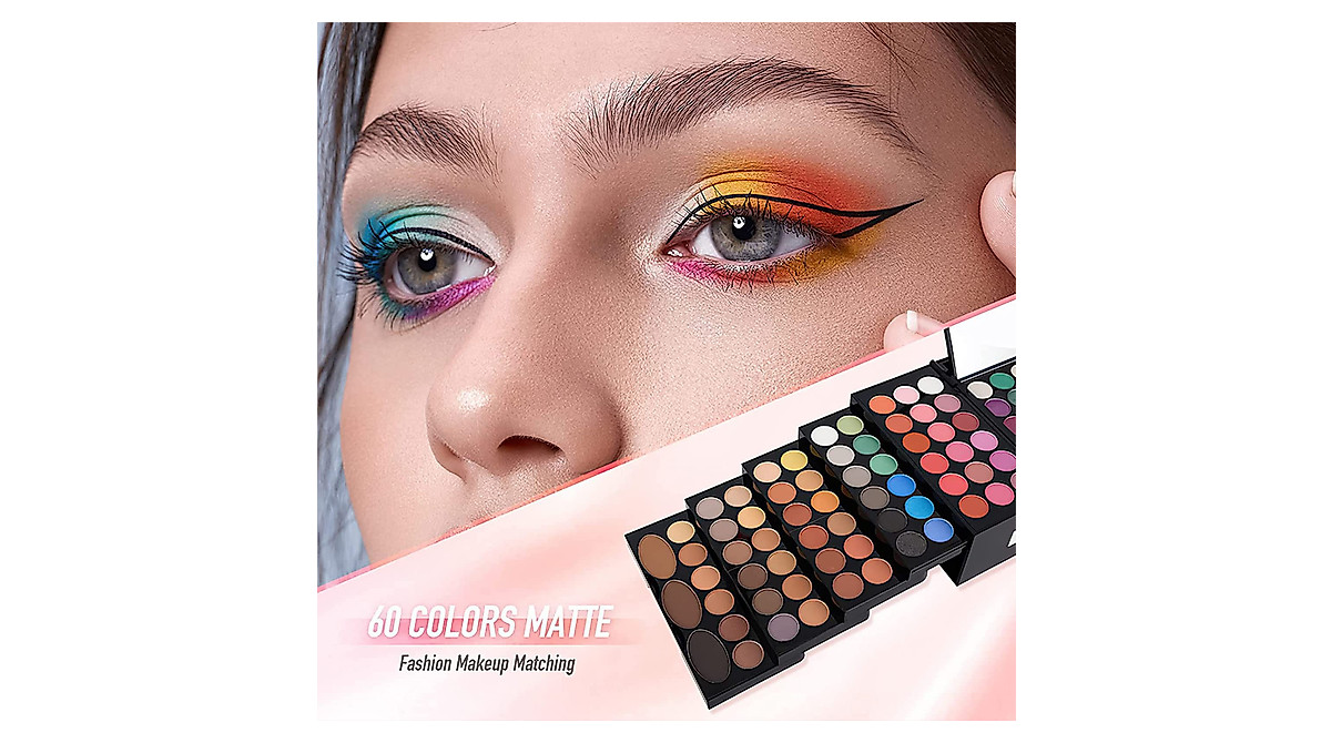 Miss Rose 148-Color Makeup Kit: Pro Set for Women & Beginners