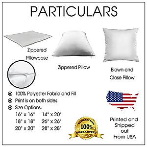 Personalized Pillow w Photos Collage - Customized Pillowcase with 3 Pictures and Text - Custom Birthday Wedding Gift for Couple Family Friend - 18x18