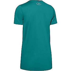 Under Armour Locker T-Shirt, Coastal Teal (722)/ Metallic Silver, Large