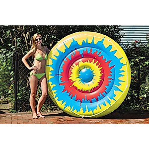Swimline Tie Dye Island Inflatable Pool Toy
