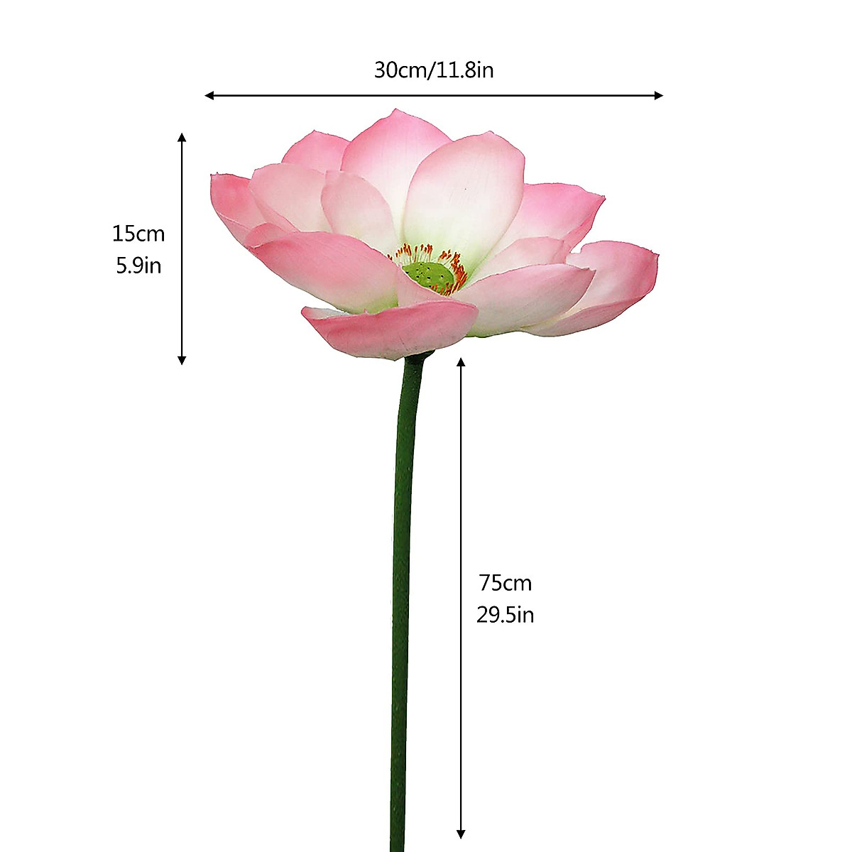 BHSHUXI 8 pcs Lotus Decorative Simulated Artificial Lotus Flower Artificial Floating Lotus Flower Foam Pond Decoration Plants Artificial Lotus Bud Bouquet Bunch for Garden Pool Fish Tank Decor