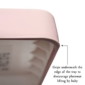 Nibble and Rest Highchair Grippy Coverall Placemat, Compatible with IKEA Antilop, Wipeable, Silicone Placemat for Highchair Tray