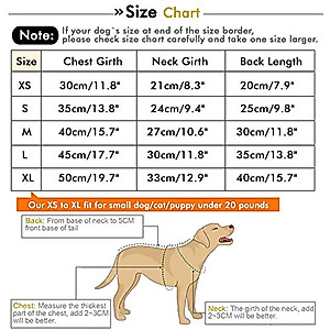 SELMAI Dog Outfits for Small Dogs Boy Summer Striped Shirts with Pants Jumpsuits One Piece Apparel for Cats Puppies Chihuahua Clothes Adorable Overalls for Medium Pets 4 Legs Spring Autumn Brown M